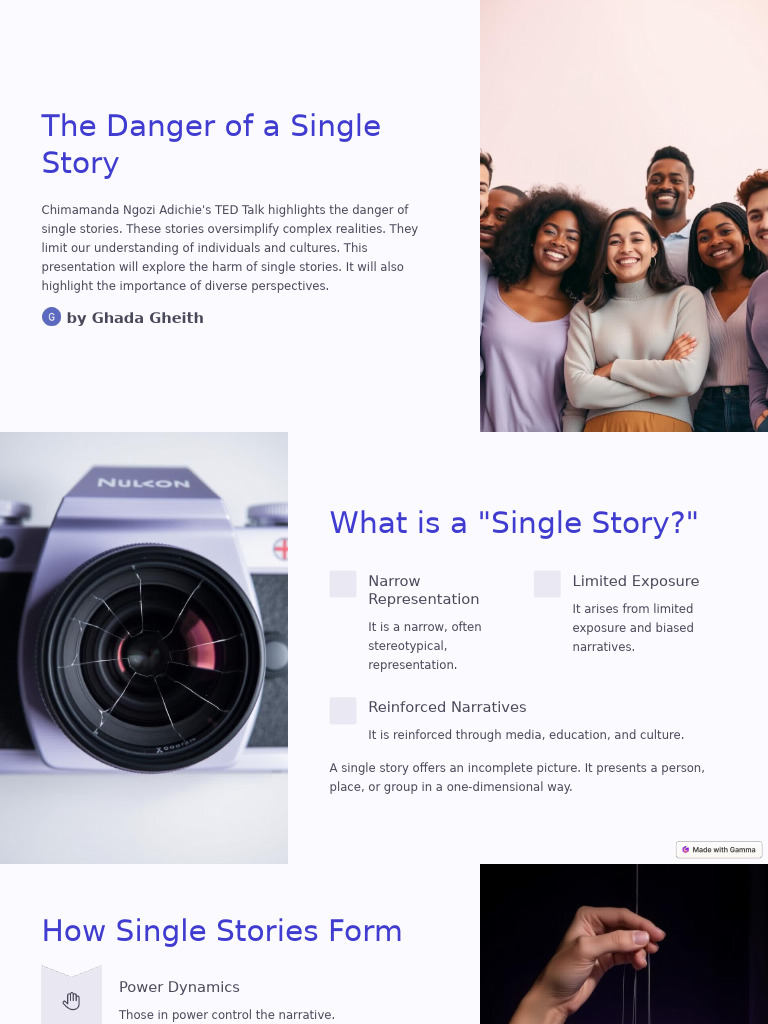 The-Danger-of-a-Single-Story | PDF | Stereotypes | Social Stigma