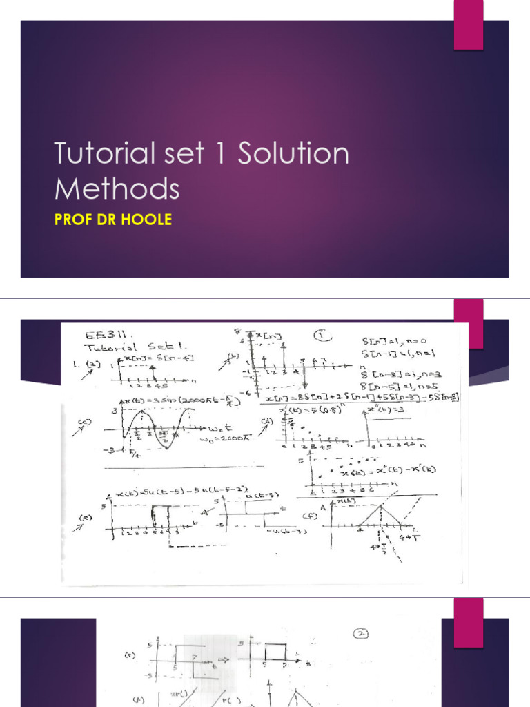 TUTORIAL 1 SOLUTIONS | PDF