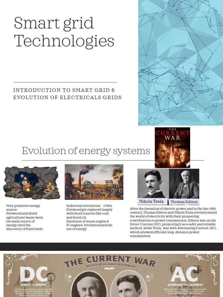 L1 - Introduction To Smart Grid and Evolution of Electric Grids | PDF ...
