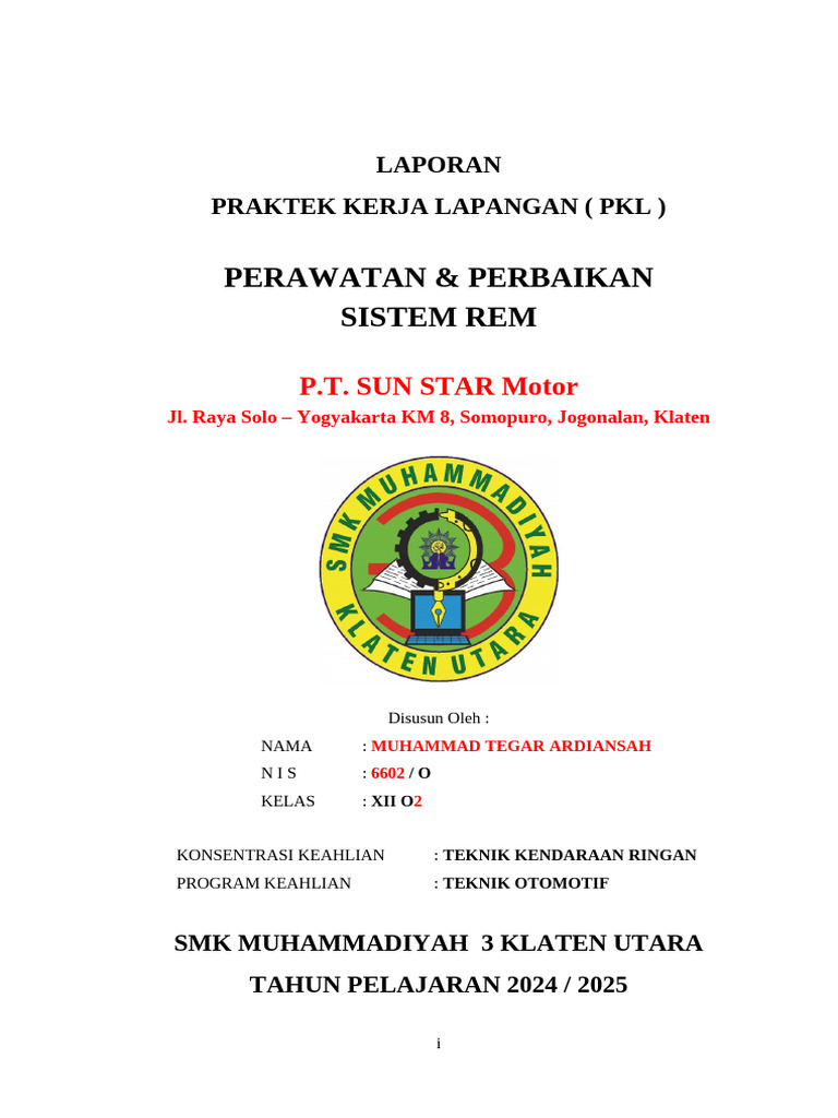 LAPORAN REM (File 1) | PDF