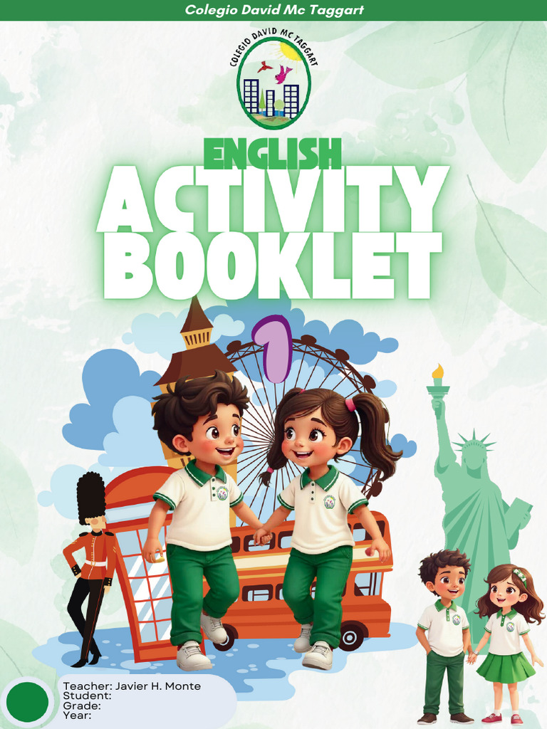 English Learning Activities for Kids | PDF | Drink | Pencil