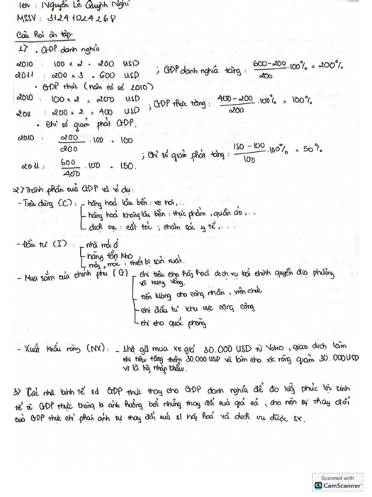 Bài Tập KTVM Chương 10 | PDF