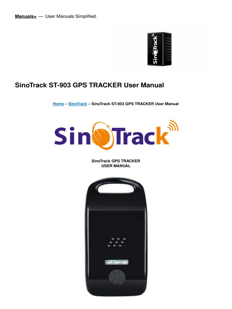 ST 903 Gps Tracker Manual | PDF | General Packet Radio Service | Global ...