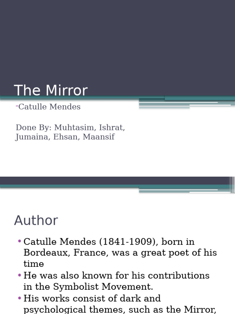 Mirror Presentation in Mendes' Story | PDF