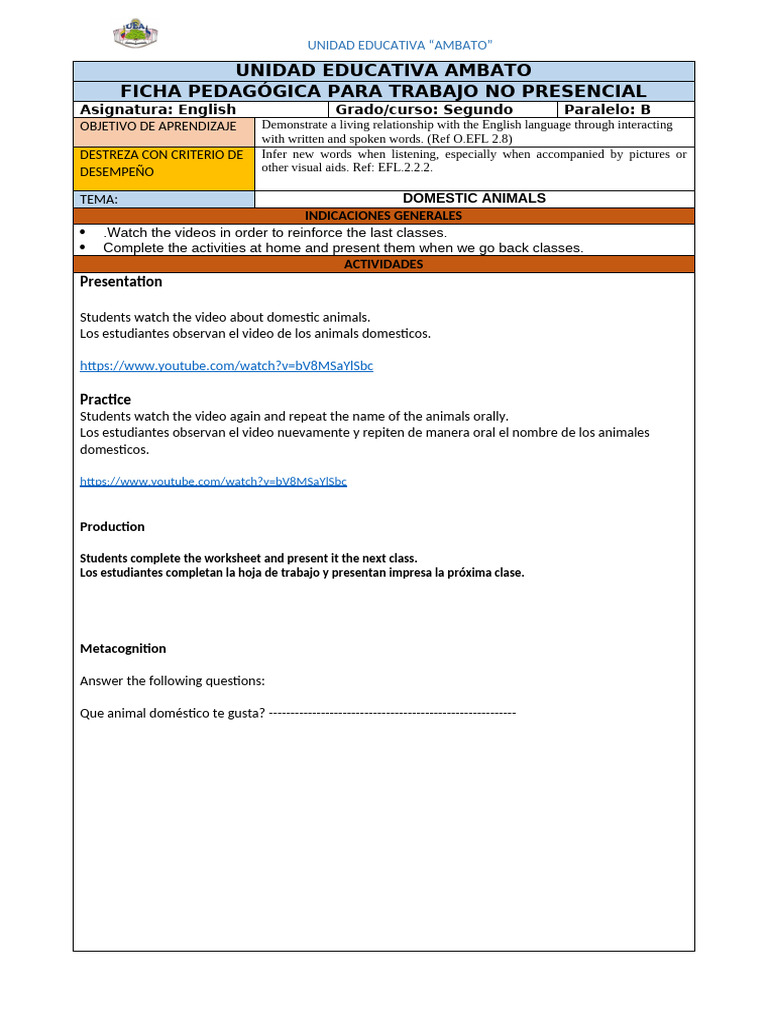 Ficha 2do Asincronica | PDF