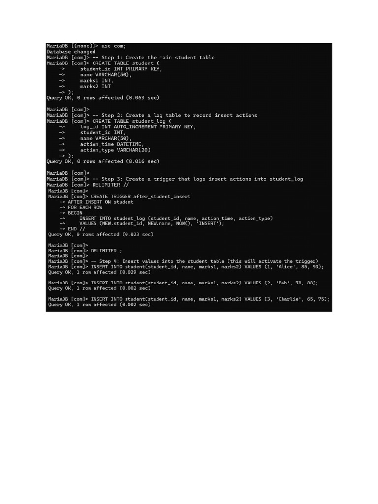 Word Exp 12 Dbms | PDF