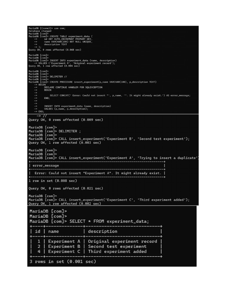 exp 10n dbms word | PDF