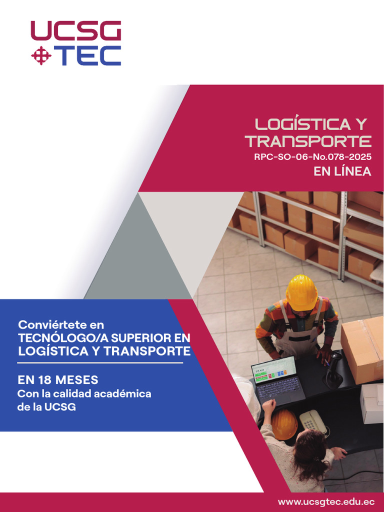 Brochure Logistica Transporte | PDF | Logística | Evaluación