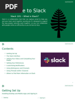 Slack Messaging App Overview | PDF | Mobile App | Multimedia