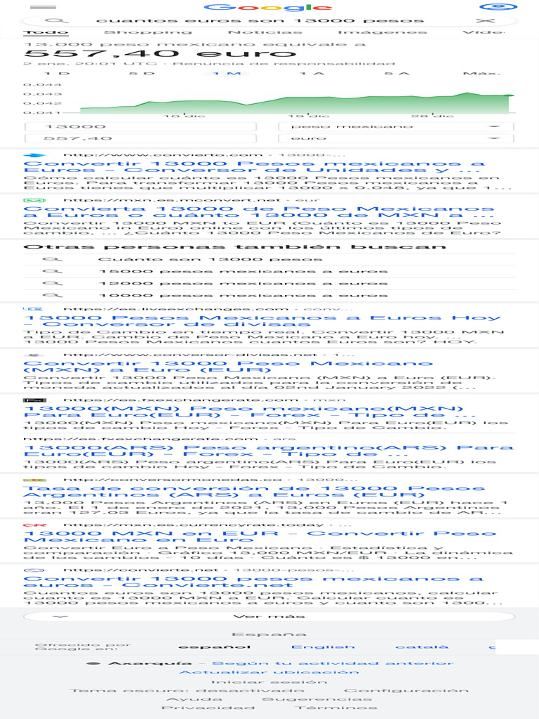 Cuantos Euros Son 13000 Pesos - Buscar Con Google | PDF | Peso mexicano ...