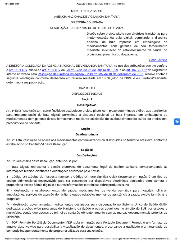 Implementação da Bula Digital em Medicamentos | PDF | Código QR ...