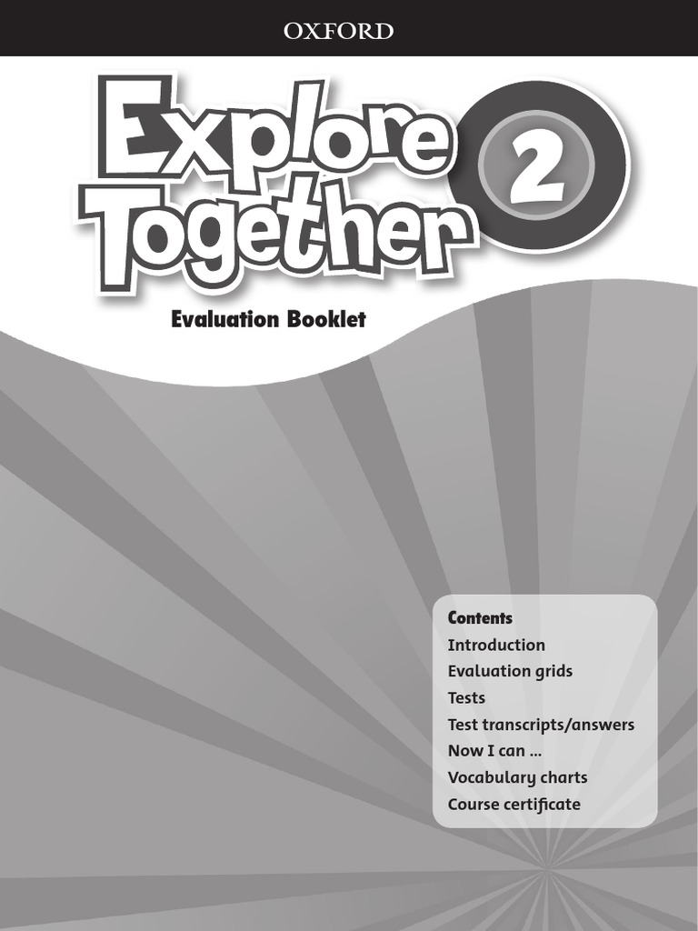Explore Together Evaluation Book 2 CZ | PDF | Vocabulary | Lunch