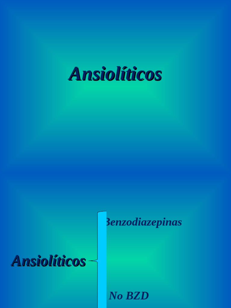 Guía Completa sobre Ansiolíticos y su Uso | PDF | Benzodiazepinas | Drogas