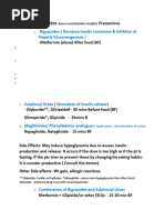 Sick Day Medication Guidelines for Diabetes | PDF | Aspirin | Drugs