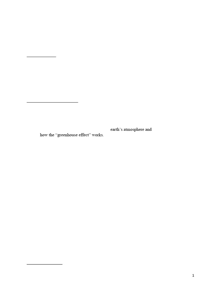Meteorology and Climate Change Course Outline | PDF | Weather | Meteorology