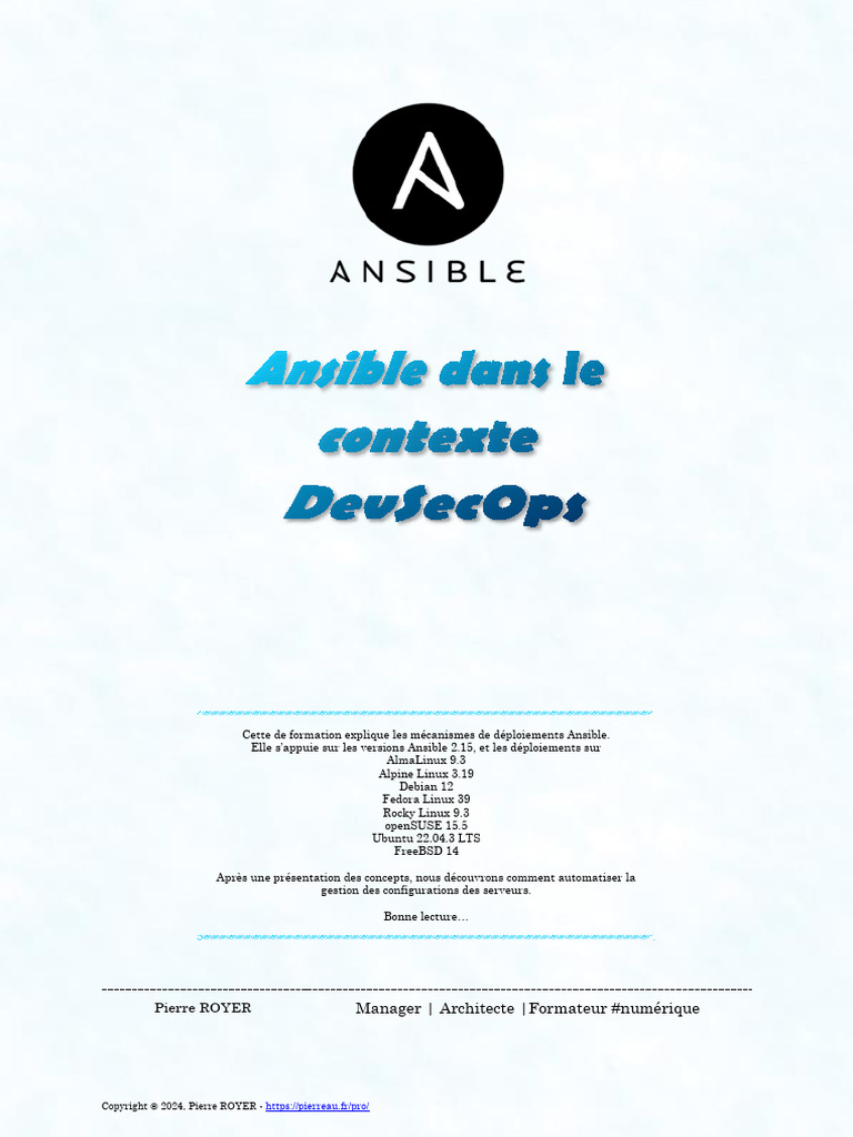 DevOps Ansible | PDF | Linux | Serveur (Informatique)