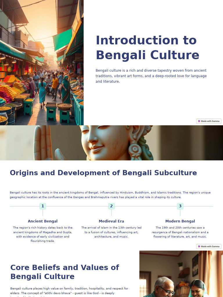 Introduction To Bengali Culture | PDF | South Asia