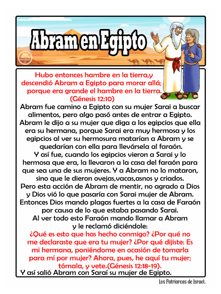 ABRAM EN EGIPTO | PDF