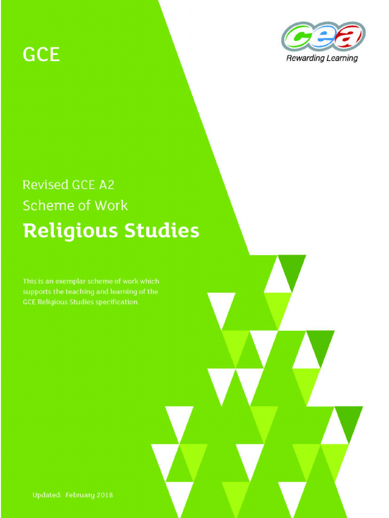 CCEA GCE A2 Religious Studies Overview | PDF | Gospels | Jesus