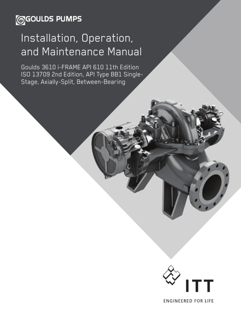 IOM 3610iframe en US | PDF | Bearing (Mechanical) | Pump