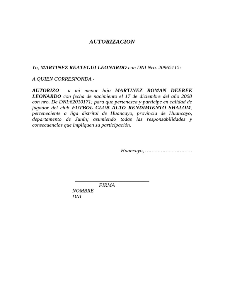 Autorizacion Notar Elite | PDF