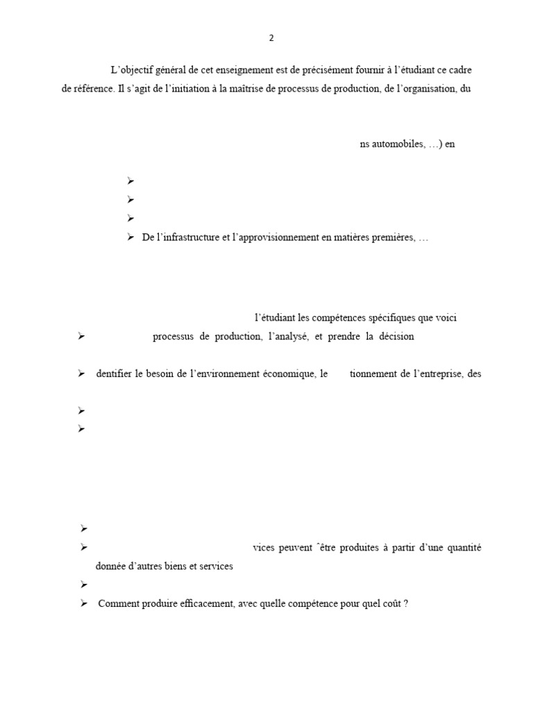 Cours de Gestion de Production-02-2 | PDF