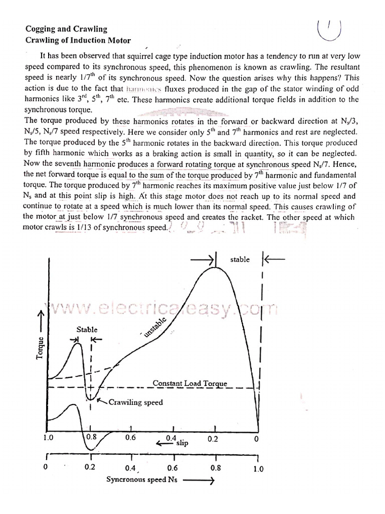 Cogging and Crawling | PDF