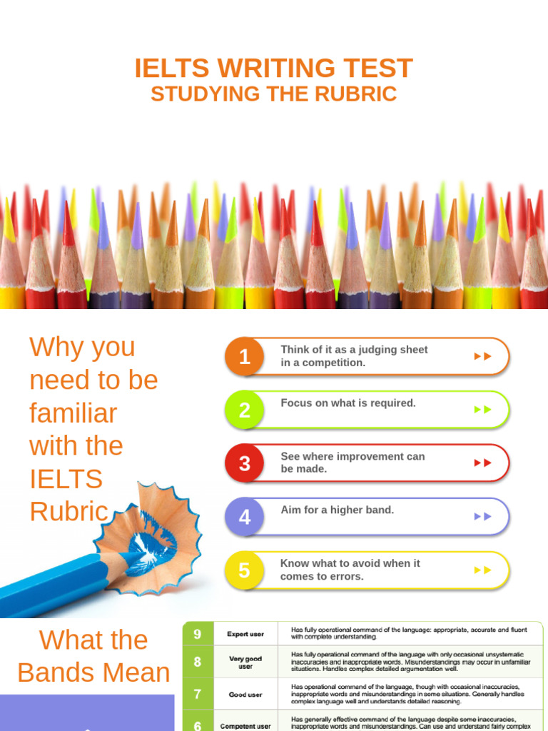 IELTS Writing Lesson 2 - The Rubric | PDF | International English ...