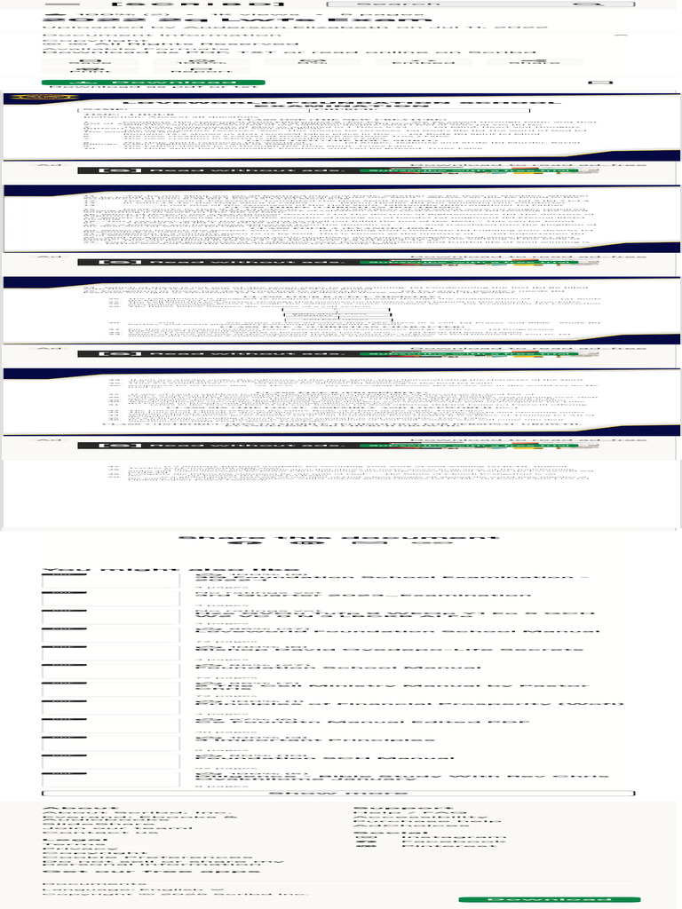 2022 2q Lwfs Exam PDF Jesus Holy Spirit | PDF | Jesus | Baptism