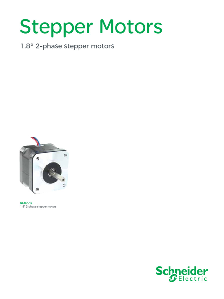 NEMA 17 Stepper Motor Specifications | PDF | Mechanical Engineering ...