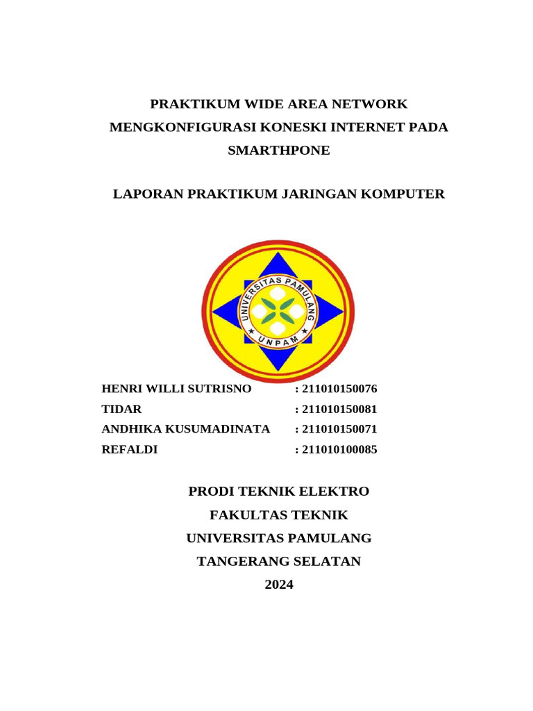 Laporan Praktikum Jaringan Komputer | PDF