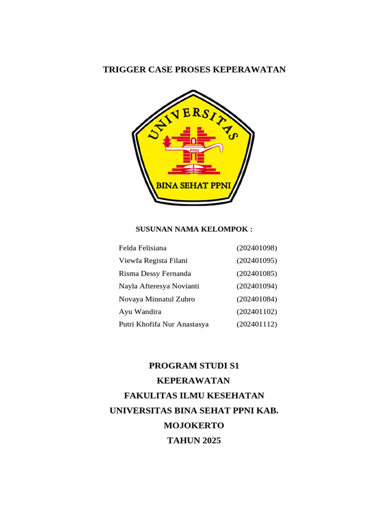 Trigger Case Proses Keperawatan Kel 4 Fix | PDF