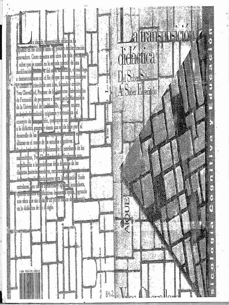 Chevallard La Transposición Didáctica Cap 1, 2 y 3-1-8 | PDF