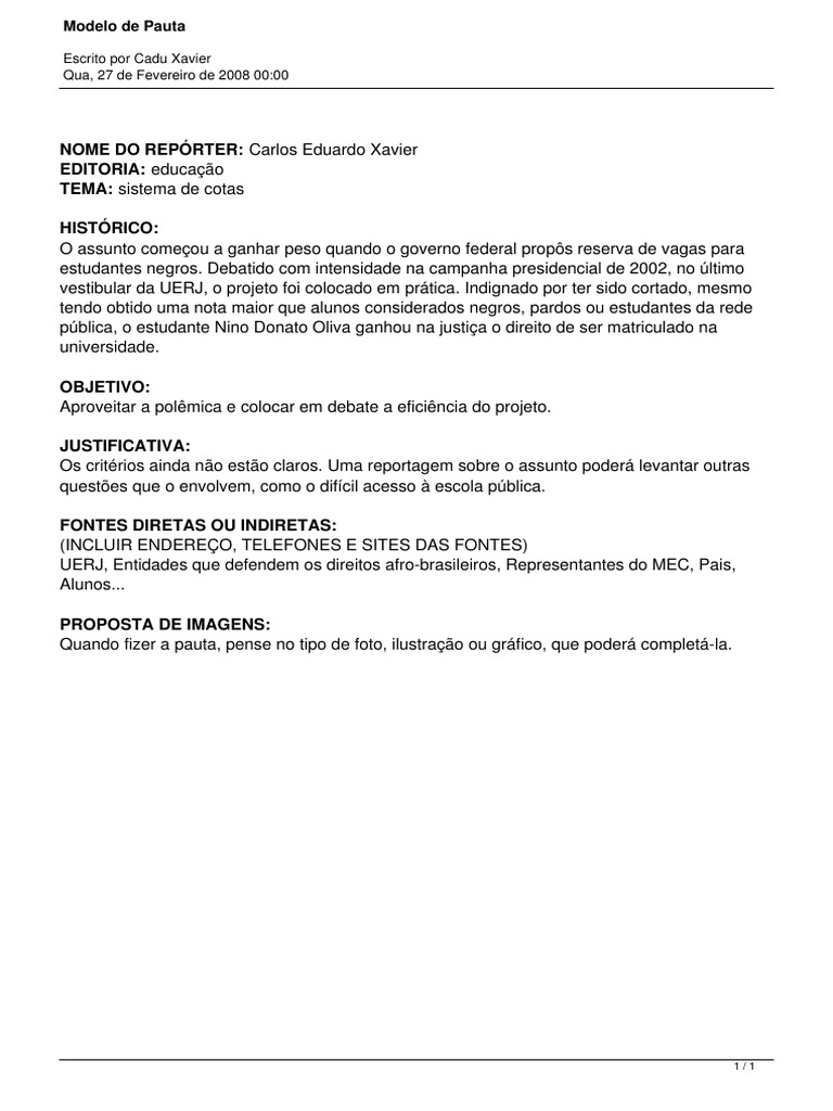 modelo-de-pauta | PDF