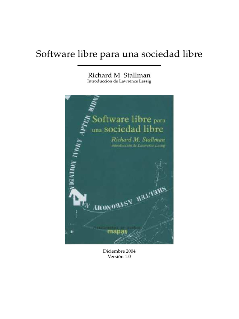 Software Libre para Una Sociedad Libre - Free - Software2.es | PDF | Software libre | Ñu