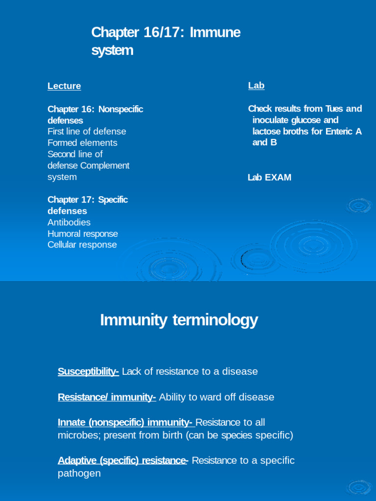 Immune System Overview: Defenses & Responses | PDF | Inflammation ...