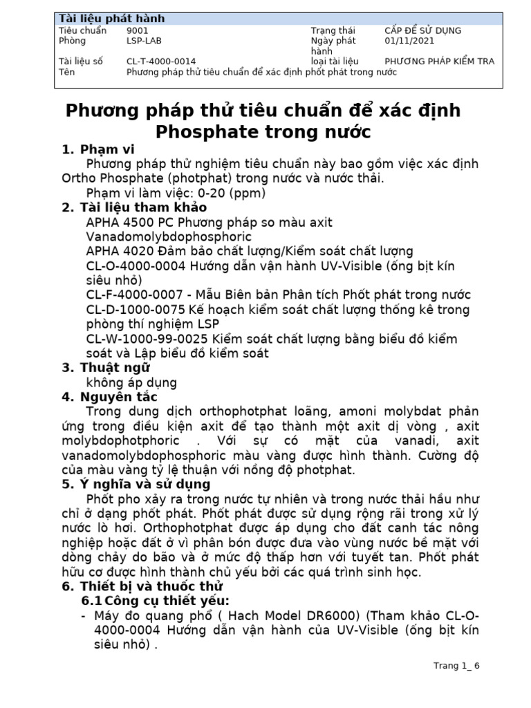 trans __ Phosphate (PO4) | PDF