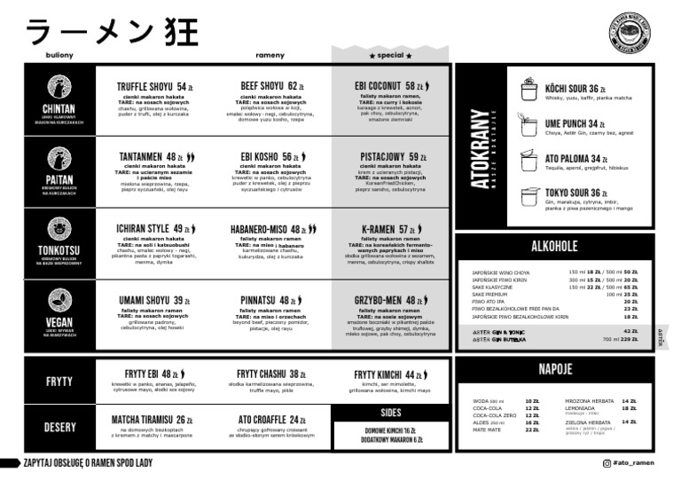 Menu PL | PDF