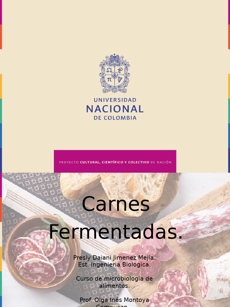 Producción de Carnes Fermentadas | PDF | Fermentación | Carne