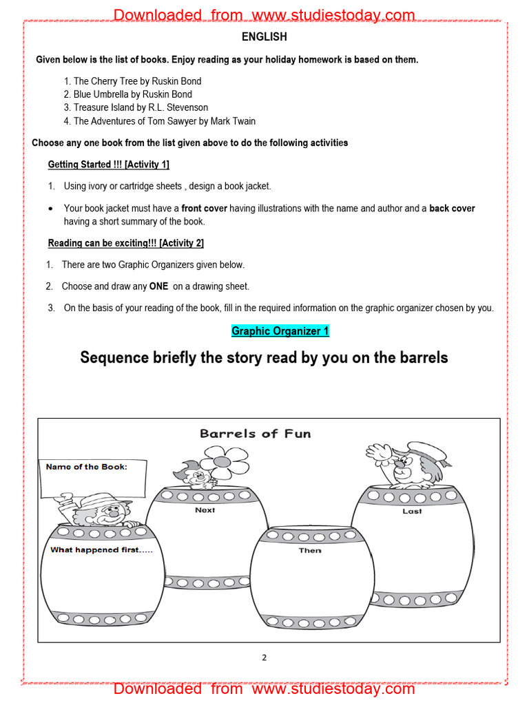 CBSE Class 4 English Revision Worksheet Set 24 | PDF
