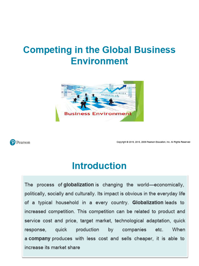 Competing in The Global Marketplace | PDF | Foreign Direct Investment ...