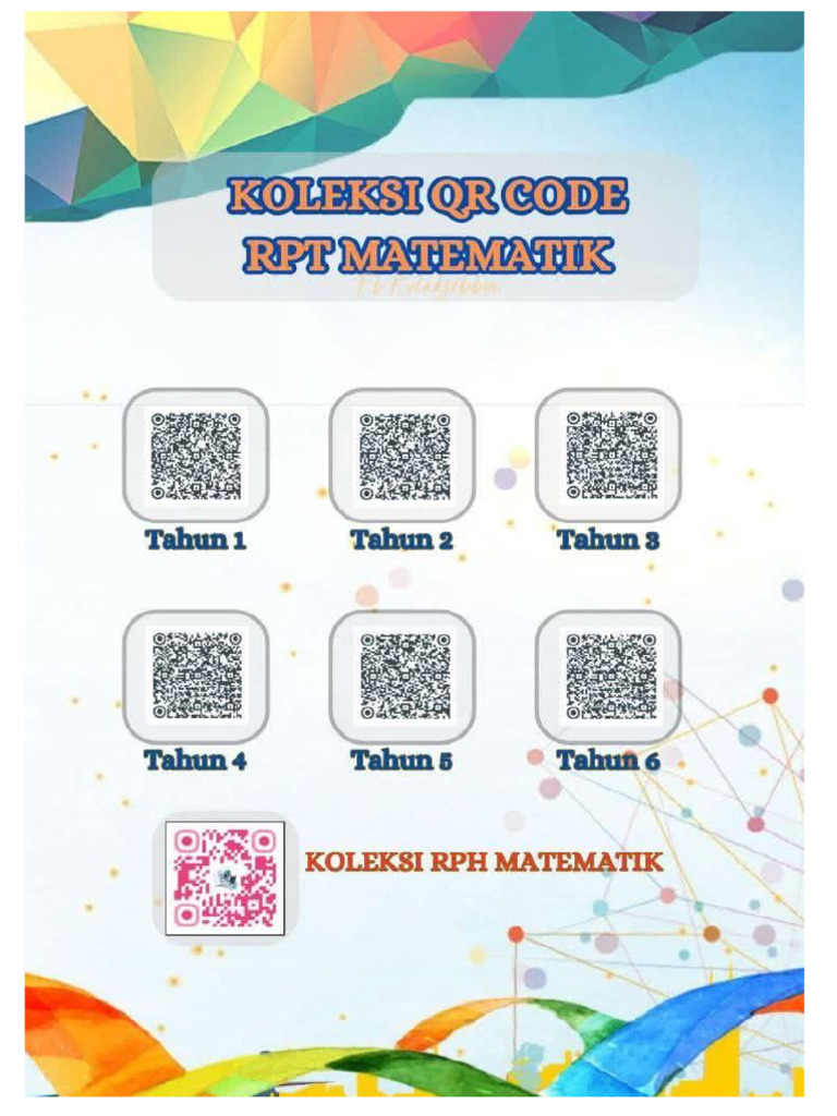 RPT MATEMATIK 2025 ( qr) | PDF
