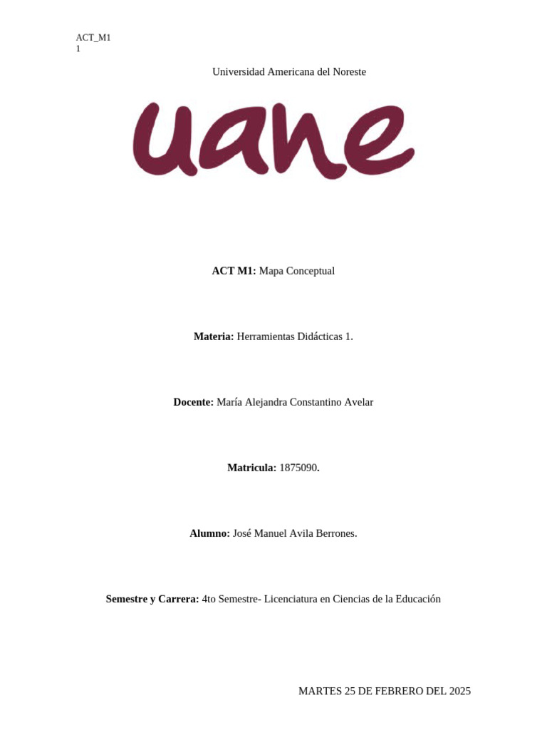 Actividad 1 M1 Mapa Conceptual | PDF