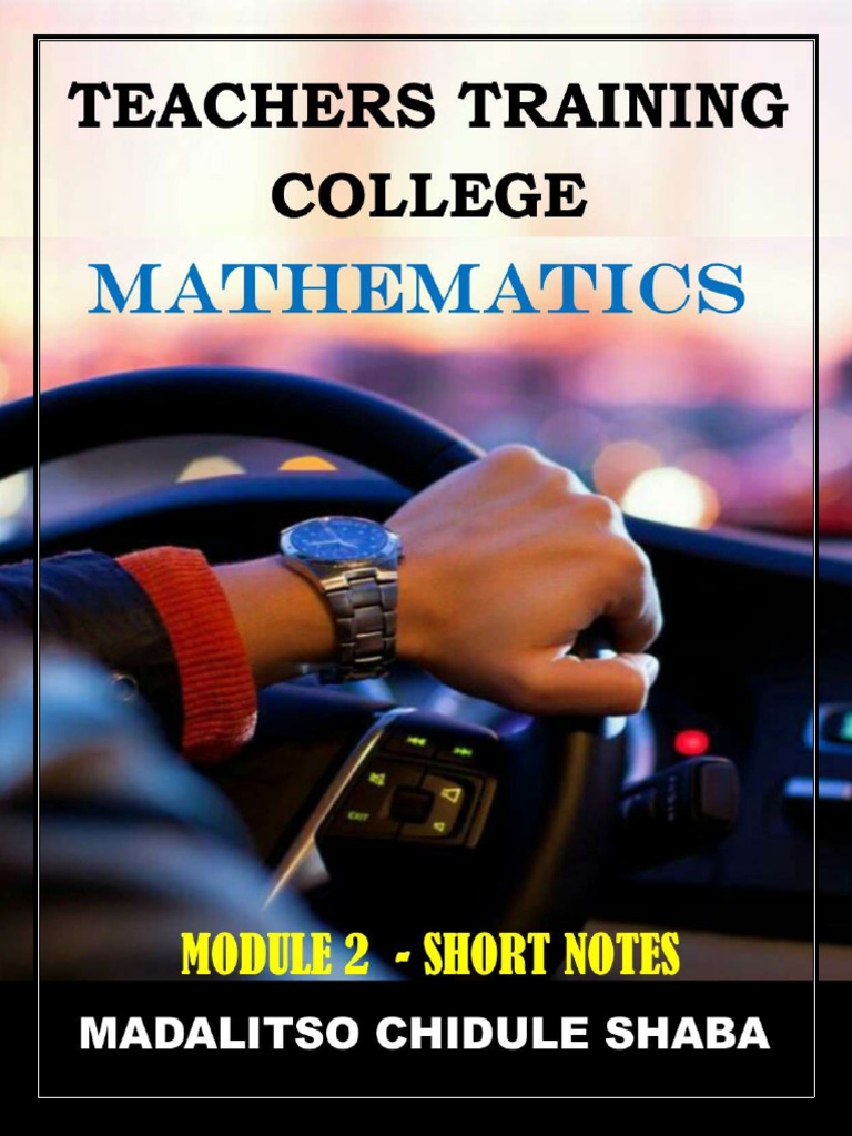 Full Copy - TTC Maths Module 2 Short Notes - First Edition-1 | PDF ...