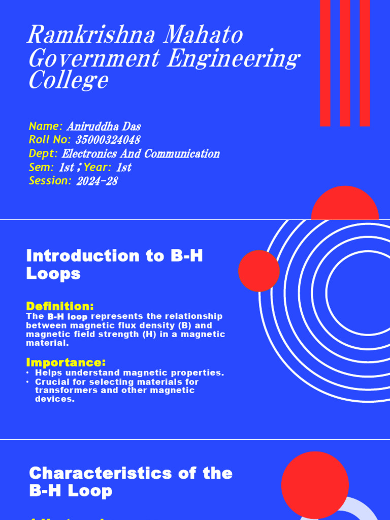 Introduction To B-H Loops | PDF | Transformer | Electrical Components