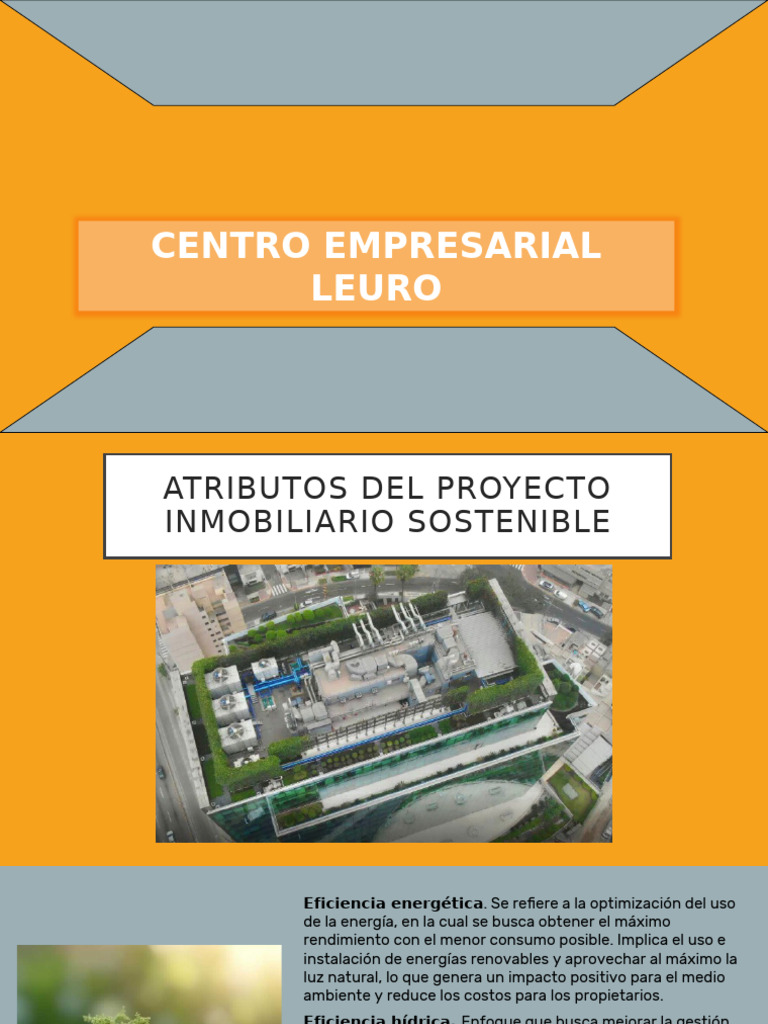 Centro Empresarial Leuro | PDF | Uso eficiente de energía | Sustentabilidad