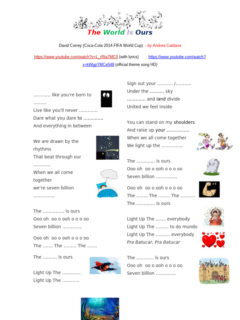 The World Is Ours - David Correy | PDF