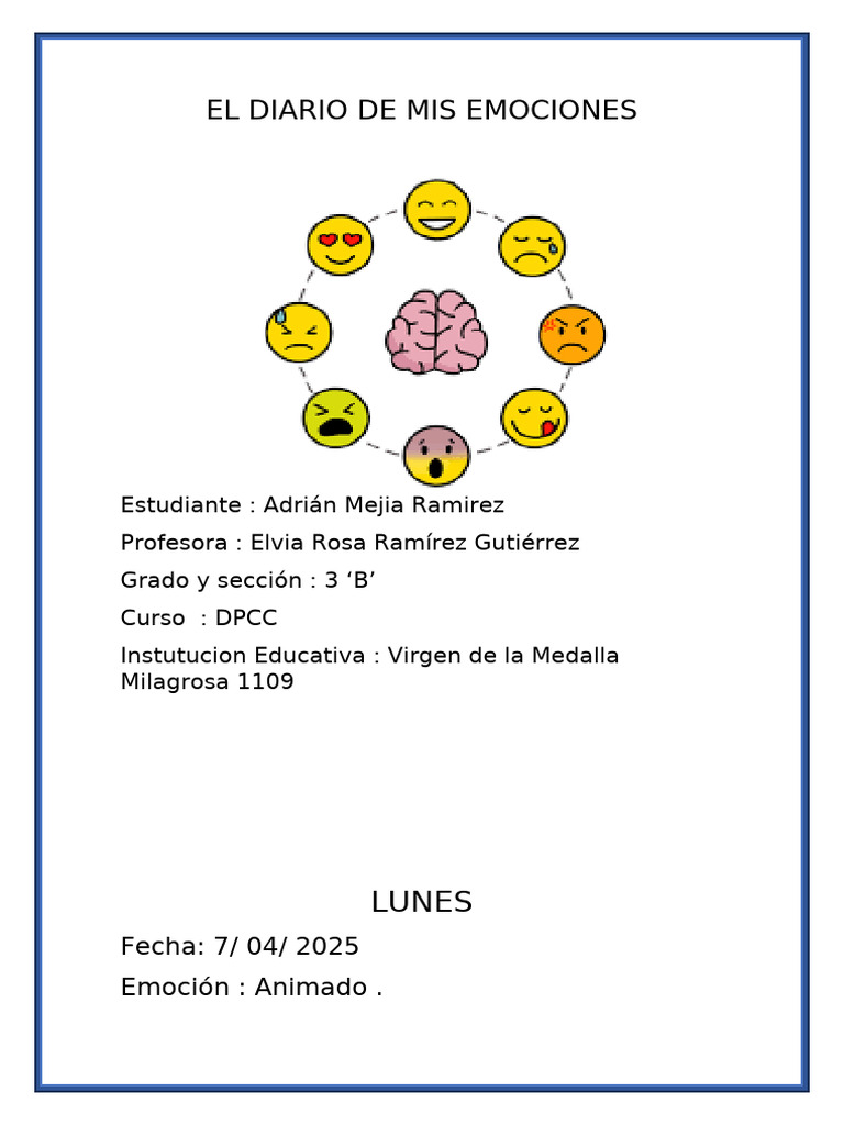 EL DIARIO DE MIS EMOCIONEs Chupapi Muñaño | PDF