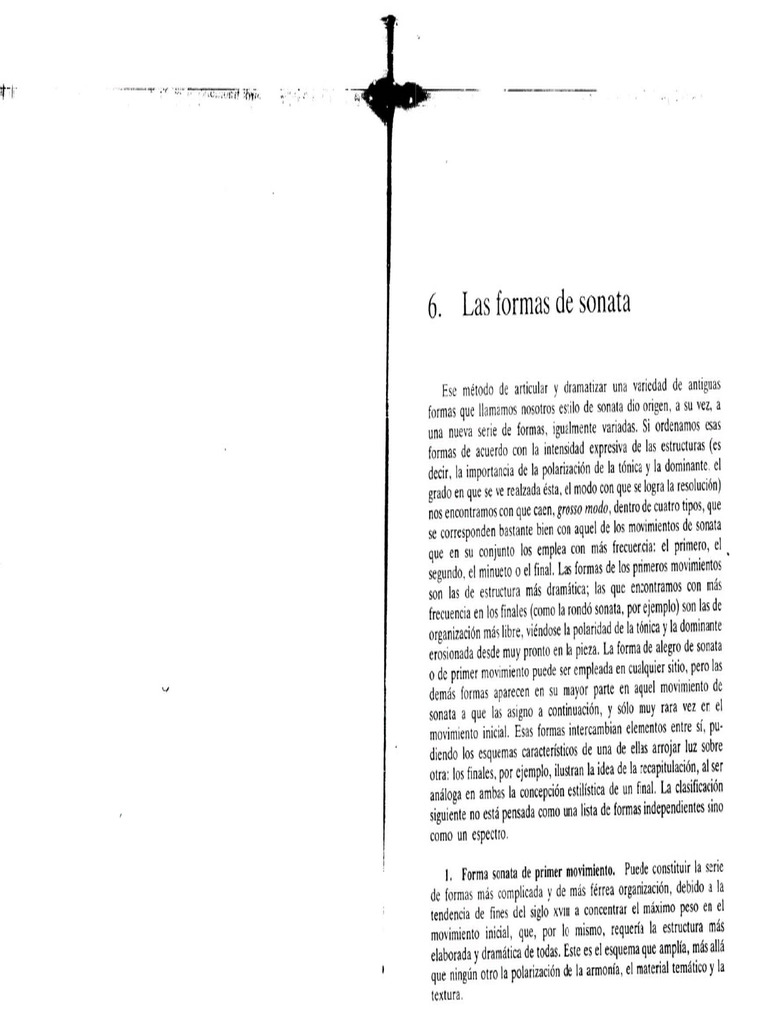 Rosen - Formas de Sonata Cap6 (I) | PDF