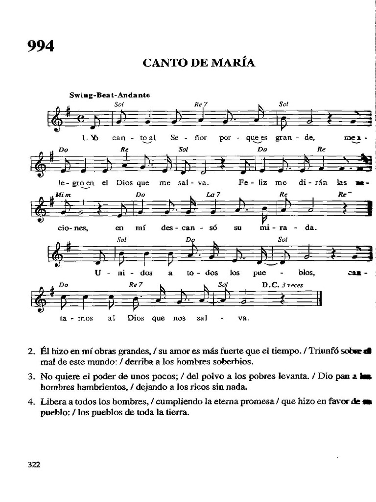 994 Canto A María | PDF